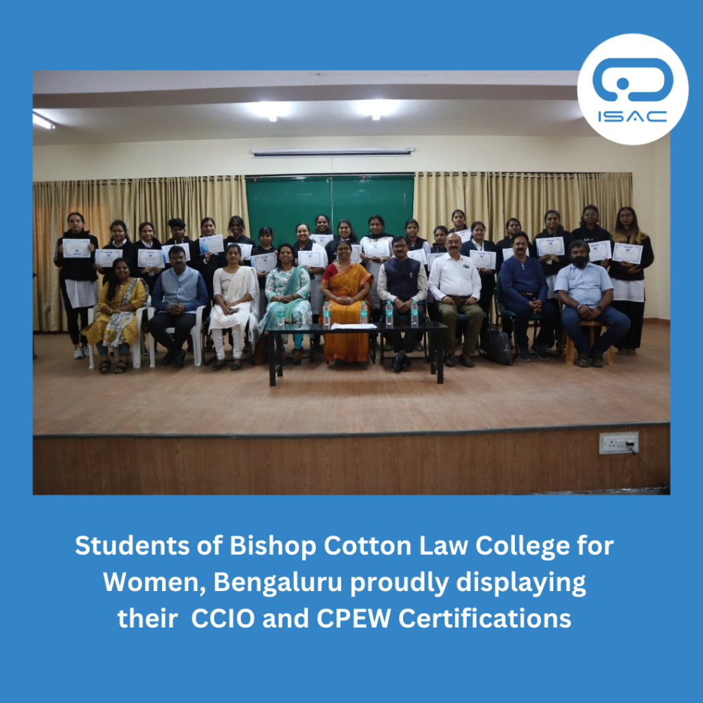 Students of Bishop Cotton Law College for Women, Bengaluru proudly ...